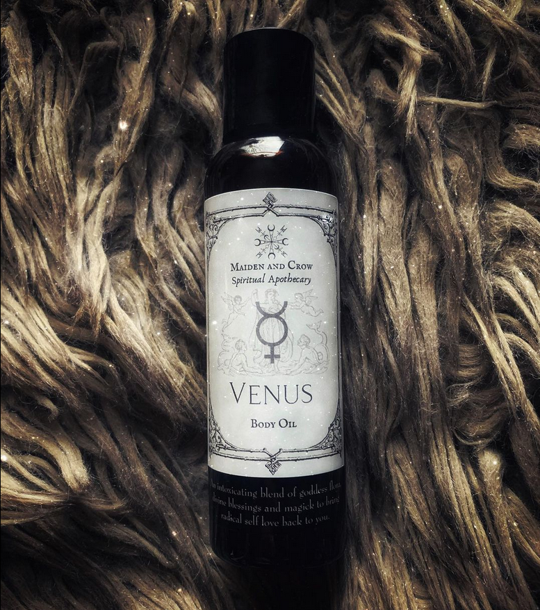 Venus Body Oil – Maiden and Crow Spiritual Apothecary