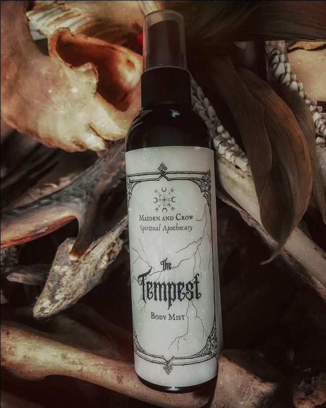 The Tempest Spirit Spray – Maiden and Crow Spiritual Apothecary